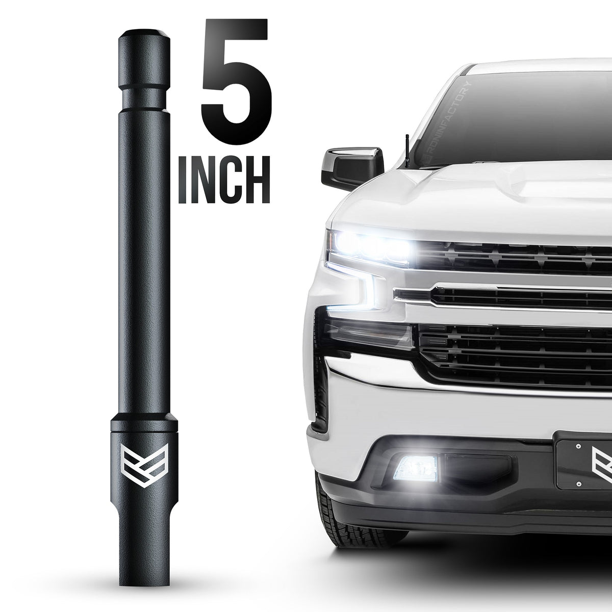 CHEVY & GMC TUFFLOCK™ SHORT FLEXIBLE ANTENNA (5 INCH)